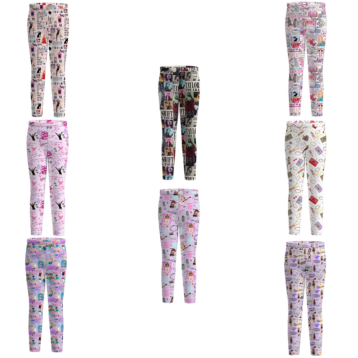 （pre Order）girls Ts Print Leggings
