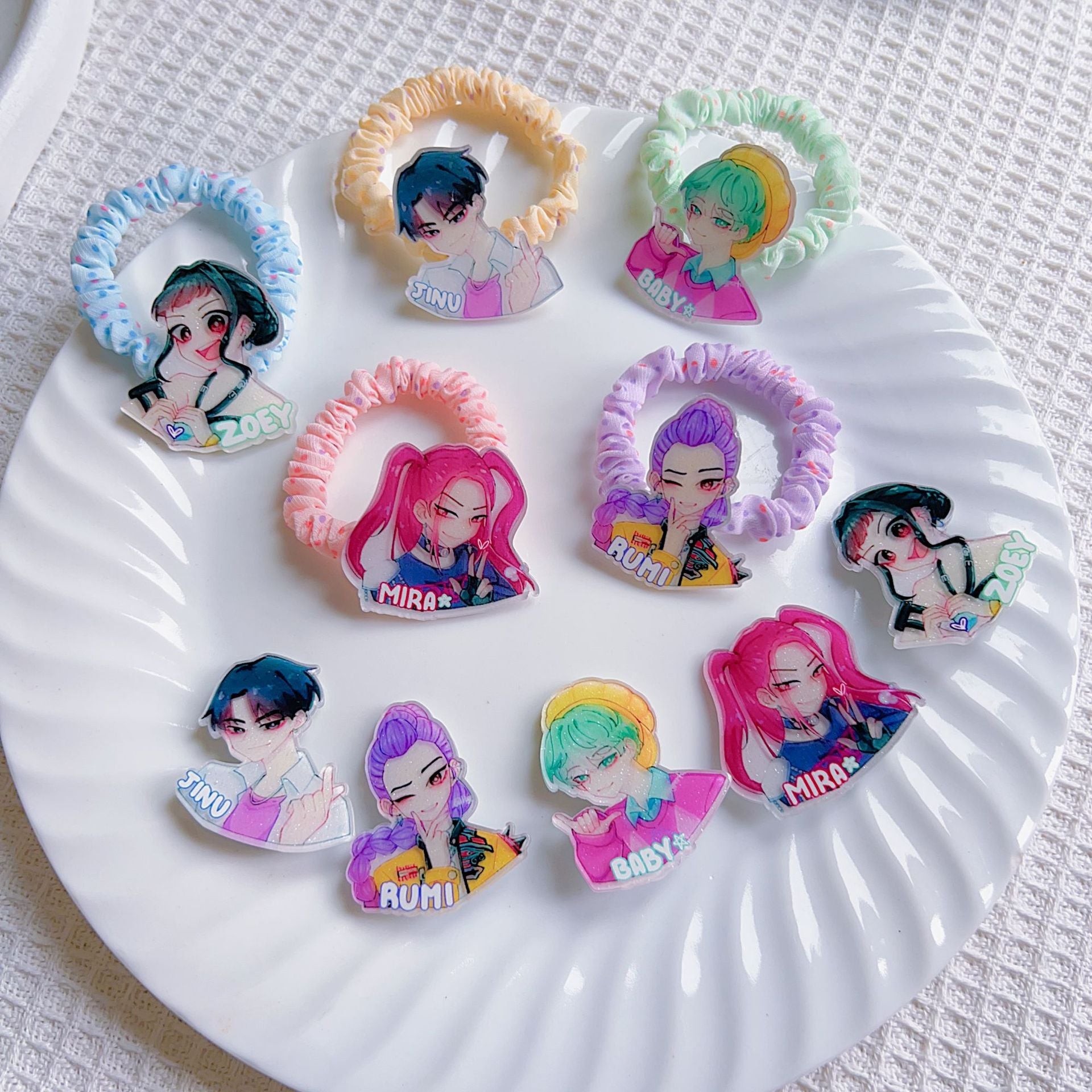 （Pre Order）Movie Character Hair Clip&Hair Tie 5 pcs